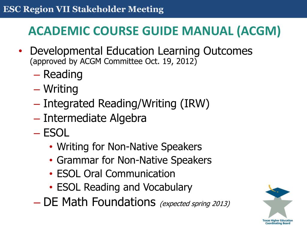 PPT - Texas Success Initiative College Courses for Dual Credit College ...