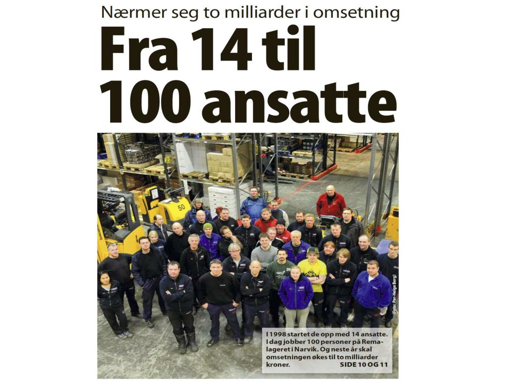 PPT - REMA Distribusjon Norge AS Distribunal Narvik Hjalmar Larssen ...