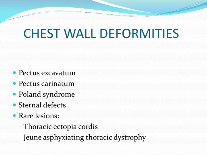 PPT - CHEST WALL DEFORMITIES PowerPoint Presentation - ID:2051060
