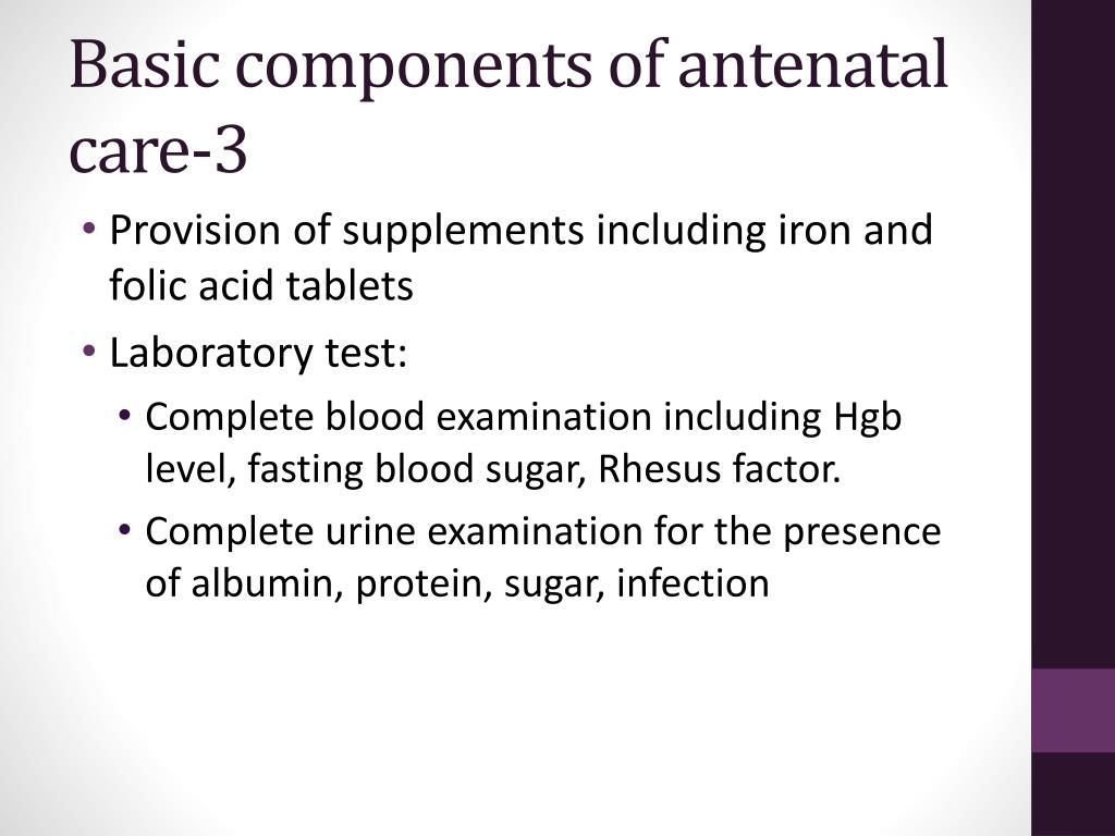 PPT - Antenatal & Postnatal Care and How It Is Delivered PowerPoint ...