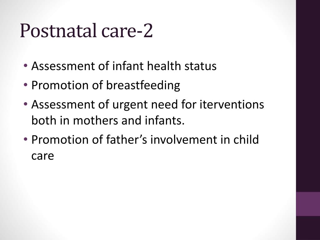 PPT - Antenatal & Postnatal Care and How It Is Delivered PowerPoint ...