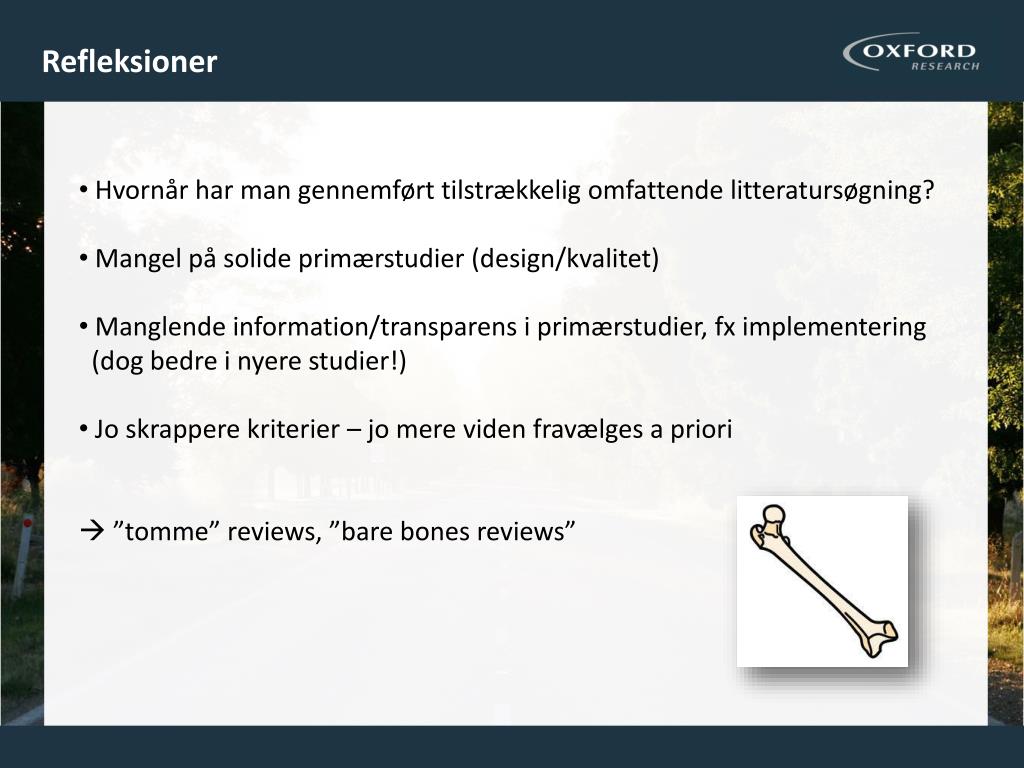 PPT - Oxford Research A/S Falkoner Allé 20, 4. sal 2000 Frederiksberg C ...