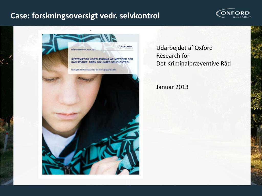 PPT - Oxford Research A/S Falkoner Allé 20, 4. sal 2000 Frederiksberg C ...