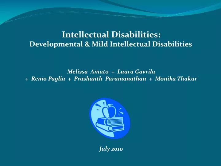 PPT - Intellectual Disabilities: Developmental & Mild Intellectual ... PPT - Intellectual Disabilities: Developmental & Mild Intellectual ...