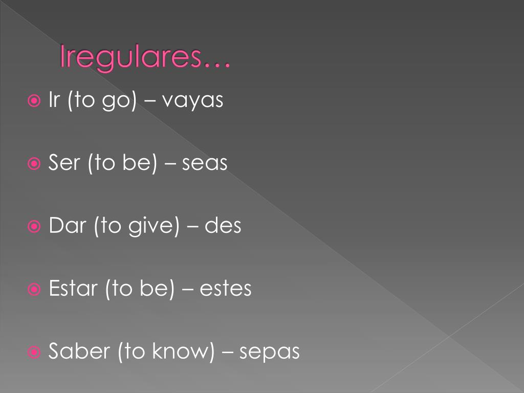 PPT - Los mandatos negativos informales . PowerPoint Presentation, free ...