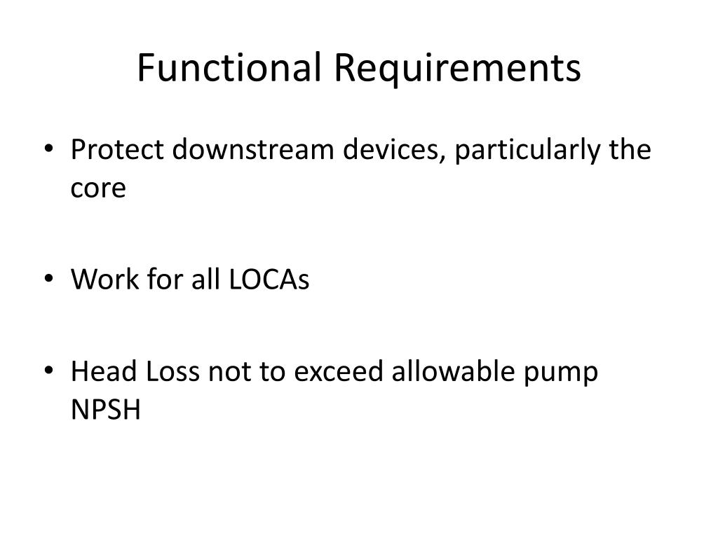 PPT - Debris Effects in Long-Term Post-LOCA PWR Cooling PowerPoint ...