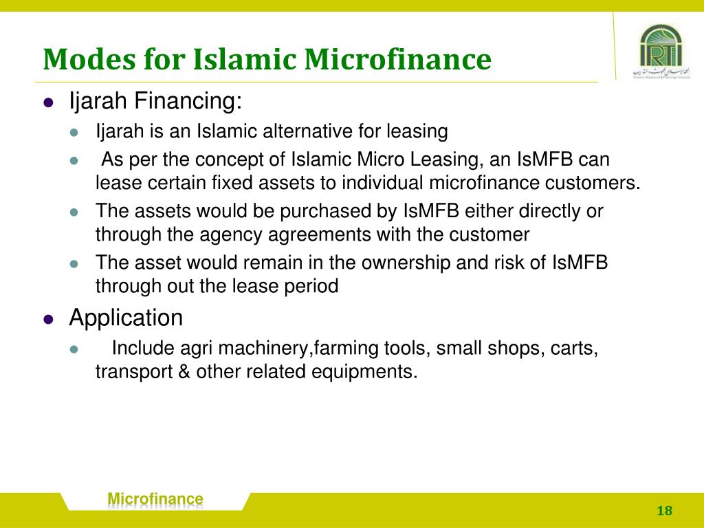 PPT - Islamic Microfinance Dr. Turkhan Ali Abdul Manap Islamic Research ...