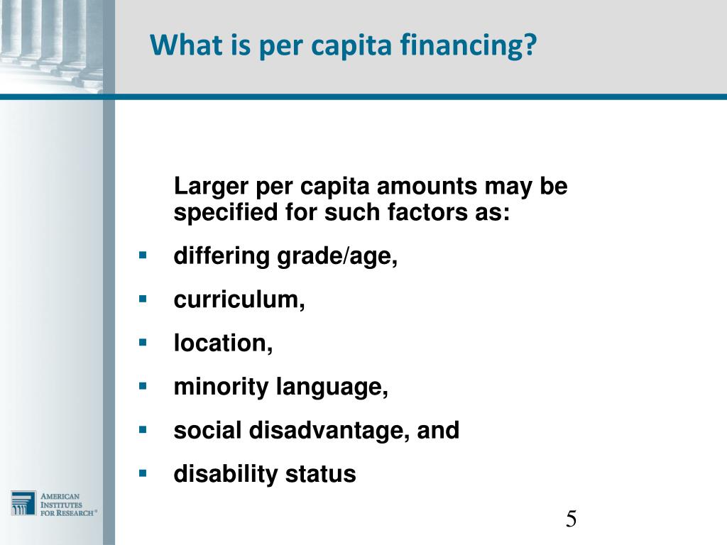 PPT - Per-Capita Financing in Education: Enhancing Inclusion for ...