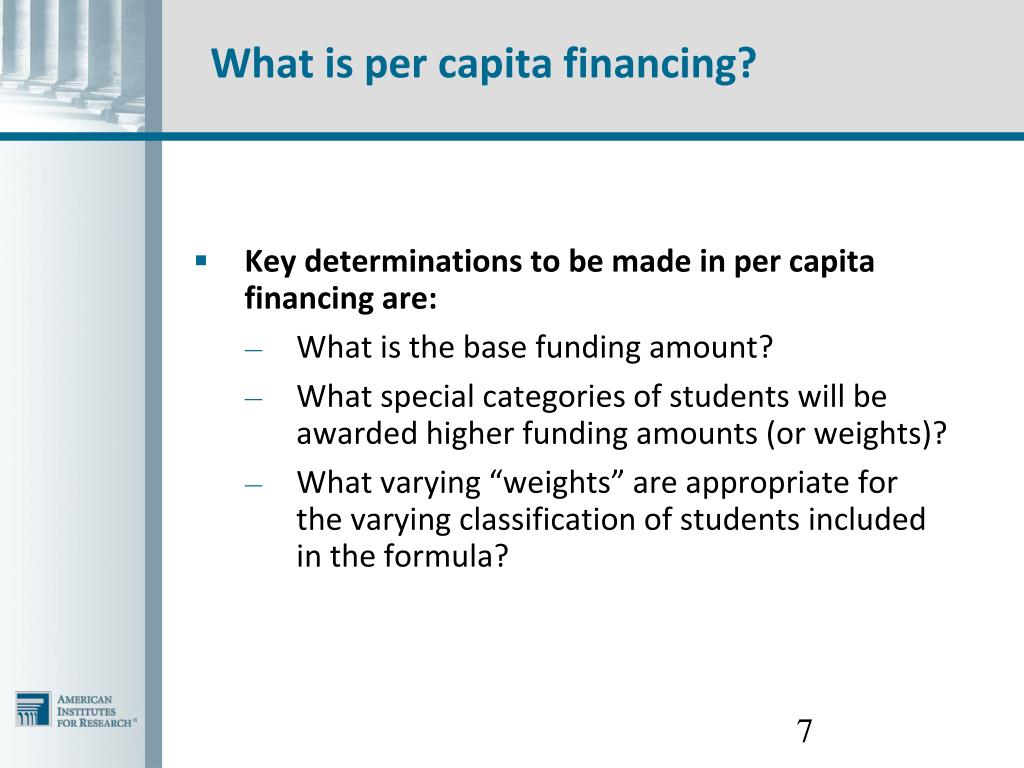 PPT - Per-Capita Financing in Education: Enhancing Inclusion for ...