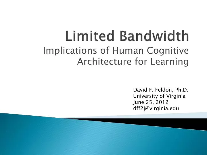 PPT - Limited Bandwidth PowerPoint Presentation, free download - ID:2053288