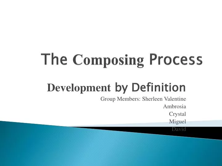 PPT - The Composing Process PowerPoint Presentation, free download - ID ...