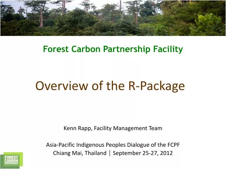 PPT - Kenn Rapp, Facility Management Team Asia-Pacific Indigenous ...
