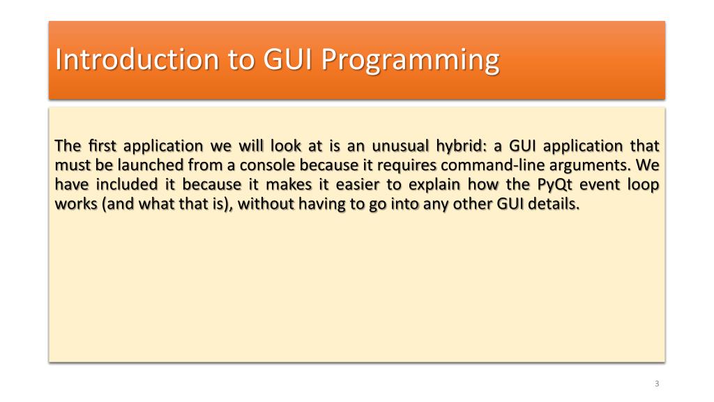 Ppt Rapid Gui Programming With Python And Qt Powerpoint Presentation Id2054362