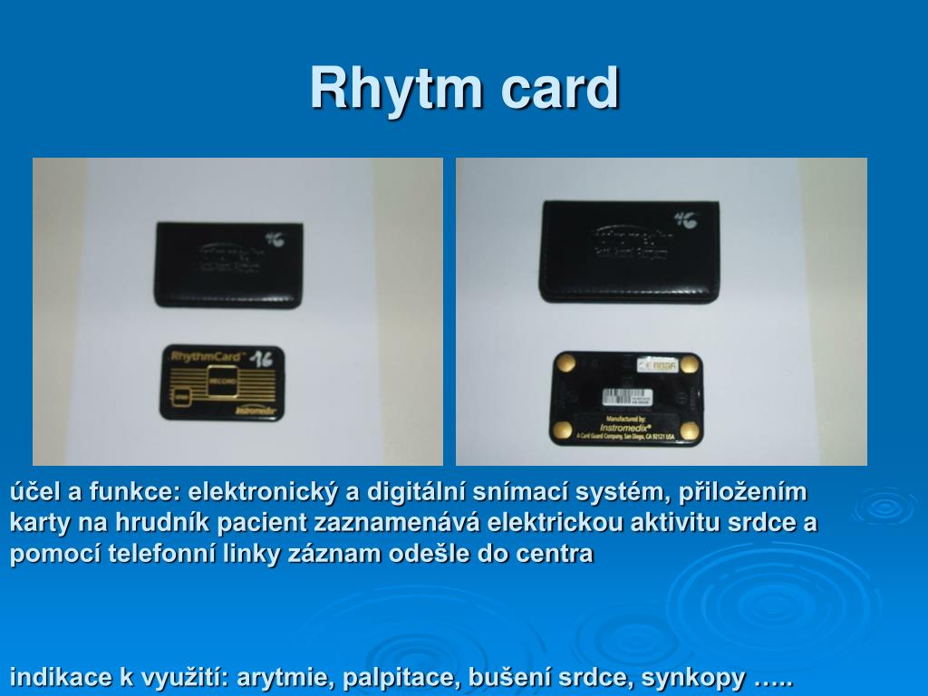 PPT - Péče o pacienta před a po implantaci kardiostimulátoru PowerPoint ...