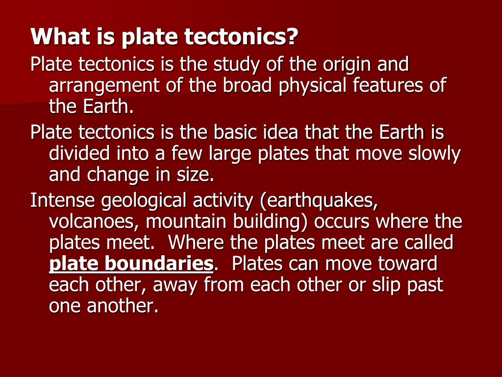 Ppt Chapter 2 Plate Tectonics Powerpoint Presentation Free Download