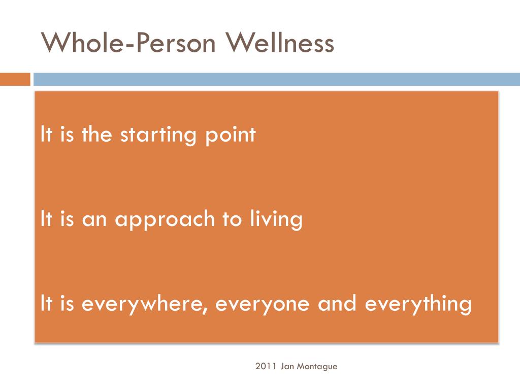 PPT - Whole-Person Wellness for Optimal living PowerPoint Presentation ...