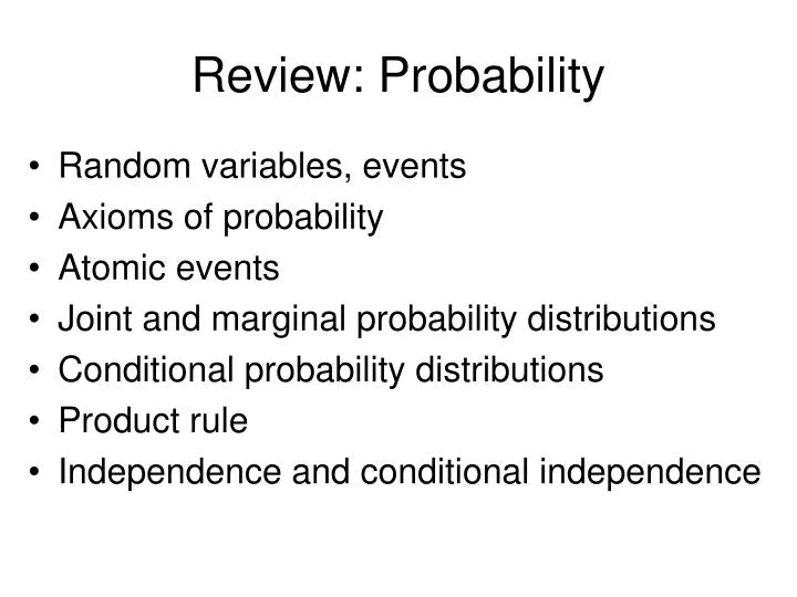 PPT - Review: Probability PowerPoint Presentation, free download - ID ...