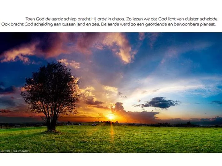 PPT - Wat doen wij met Gods Schepping … PowerPoint Presentation, free ...