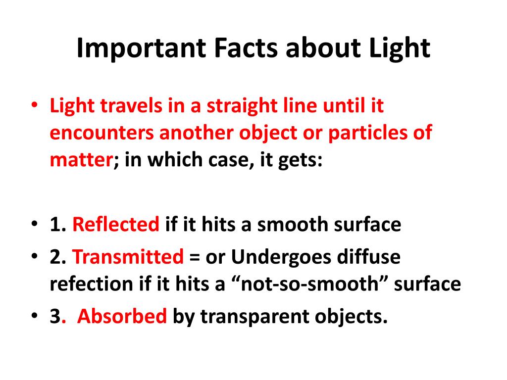 PPT - Fascinating World of Light: Exploring its Properties and ...