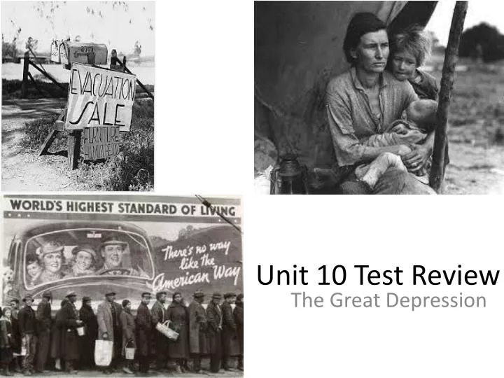 PPT - Unit 10 Test Review PowerPoint Presentation, free download - ID ...