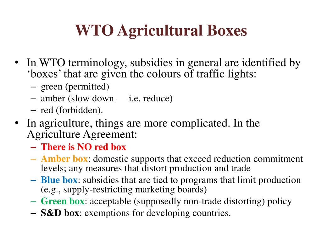 PPT - Agriculture and Food in International Trade PowerPoint ...