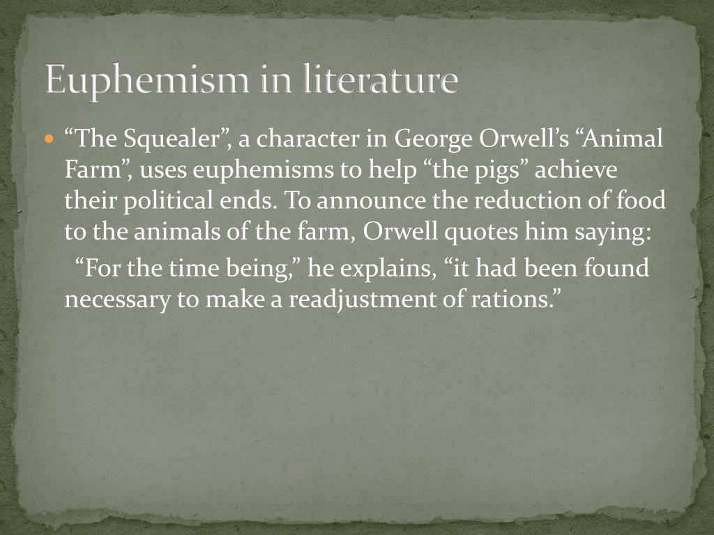 PPT - Euphemism PowerPoint Presentation, free download - ID:2056831 PPT - Euphemism PowerPoint Presentation, free download - ID:2056831