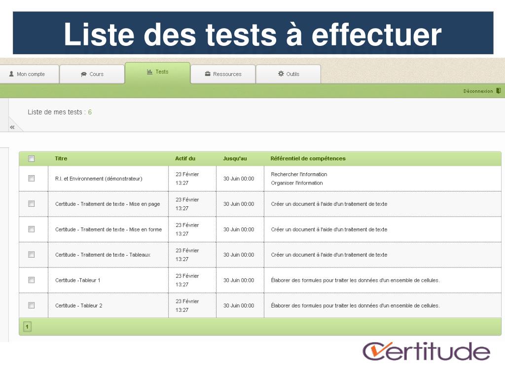 PPT - Atelier sur l'évaluation des compétences informationnelles et les ...