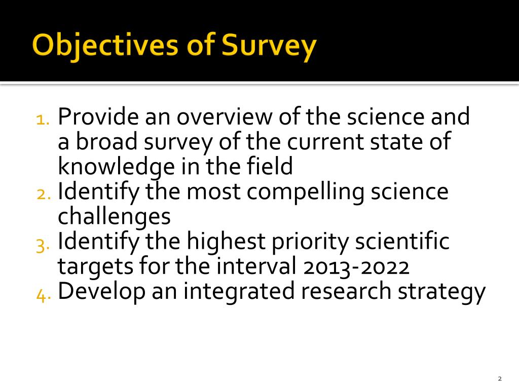 PPT - Strategic Planning: The NRC Decadal Survey in Solar & Space ...