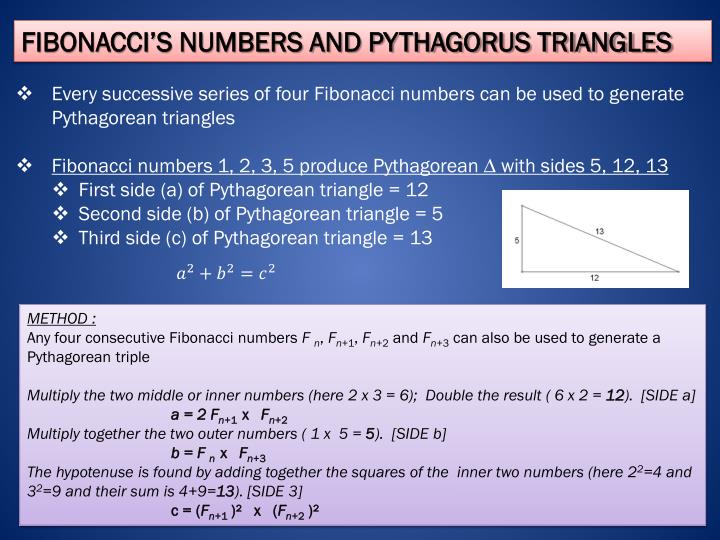 PPT - FIBONACCI NUMBERS PowerPoint Presentation - ID:2057132
