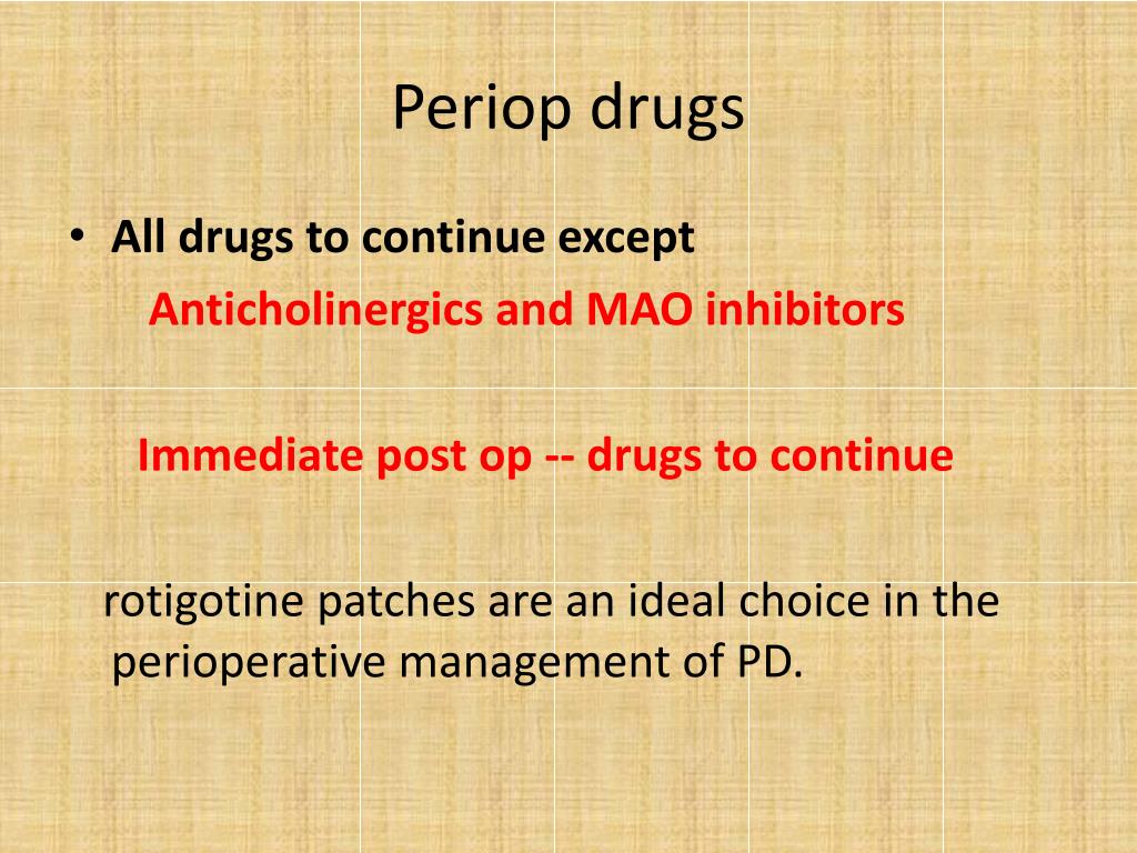 PPT - Parkinson’s disease and anaesthesia PowerPoint Presentation, free ...