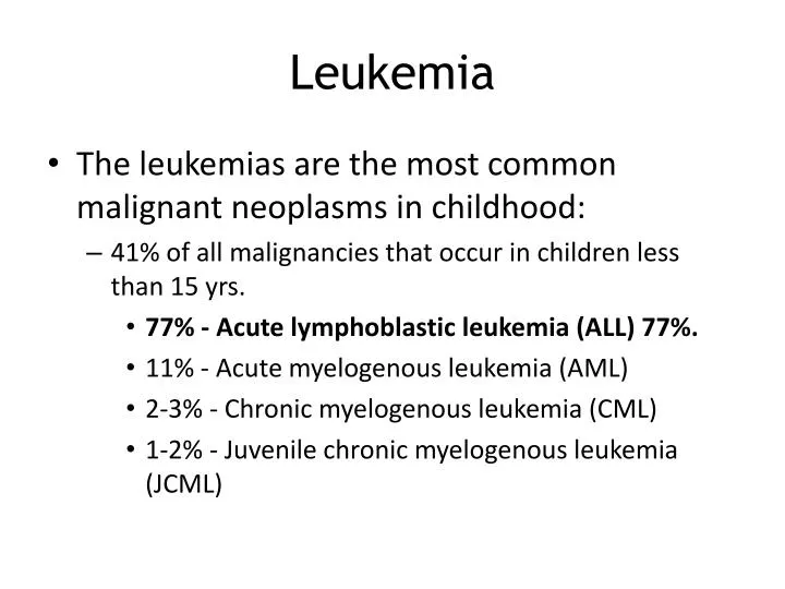 PPT - Leukemia PowerPoint Presentation, free download - ID:2057883