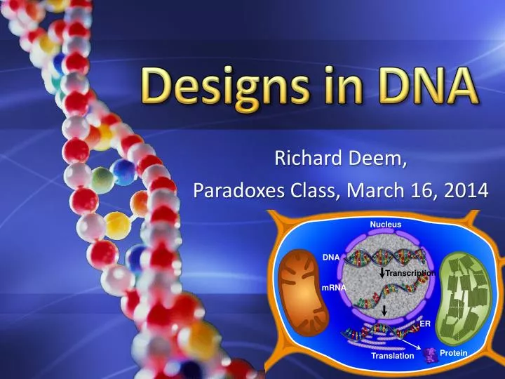 PPT - Designs in DNA PowerPoint Presentation, free download - ID:2058249