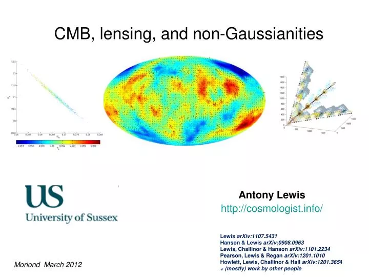 PPT - CMB, lensing, and non- Gaussianities PowerPoint Presentation ...