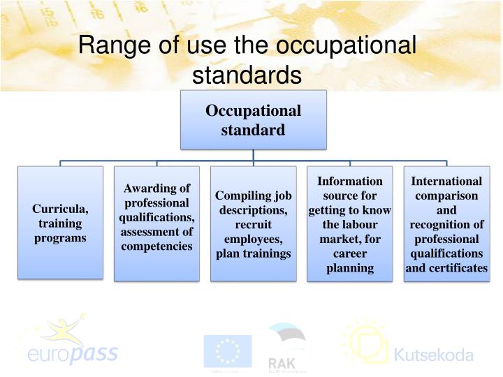 PPT - Occupational standards PowerPoint Presentation - ID:2058880