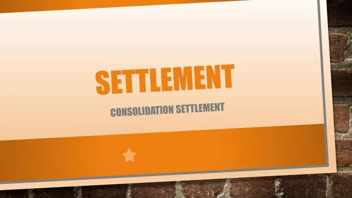 PPT - settlement PowerPoint Presentation, free download - ID:2059250