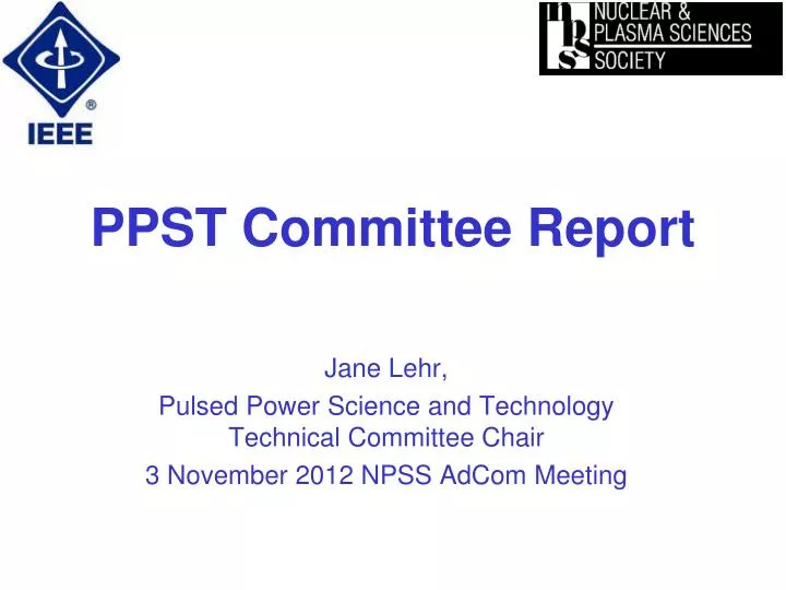 PPT - PPST Committee Report PowerPoint Presentation, free download - ID ...