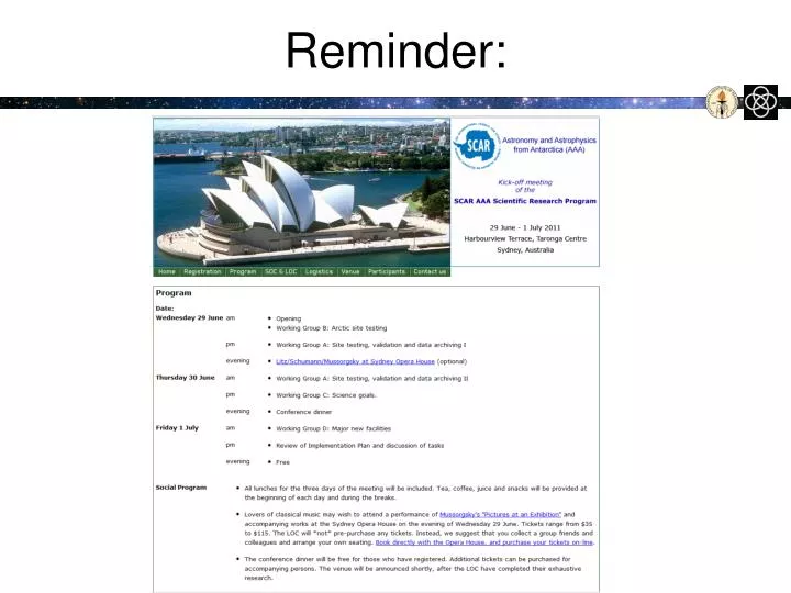 PPT - Reminder: PowerPoint Presentation, free download - ID:2059426