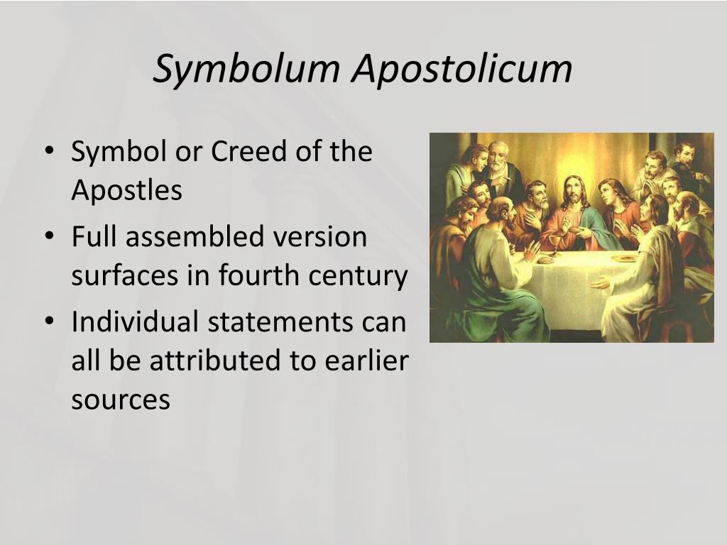 PPT - Origins of the Catholic Creeds PowerPoint Presentation, free ...