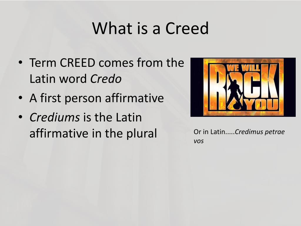 PPT - Origins of the Catholic Creeds PowerPoint Presentation, free ...