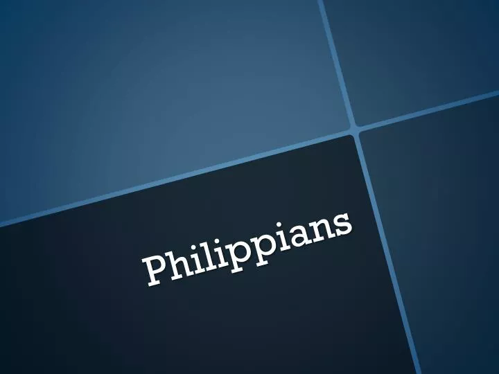PPT - Philippians PowerPoint Presentation, free download - ID:2060345
