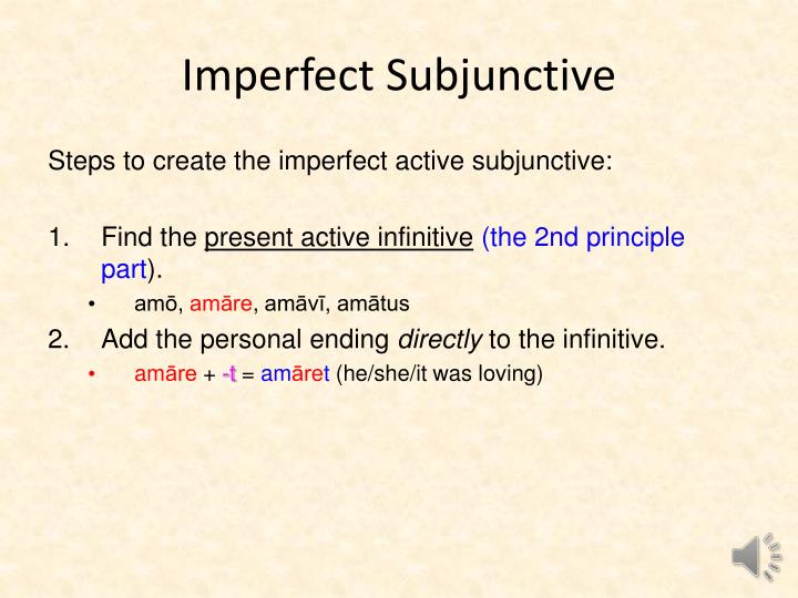 PPT - Chapter 28- The Subjunctive PowerPoint Presentation - ID:2060676