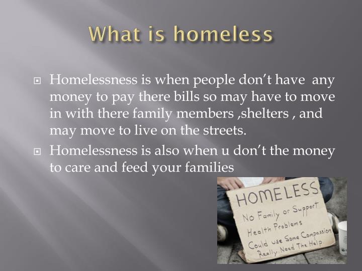 PPT - Homeless PowerPoint Presentation - ID:2060682