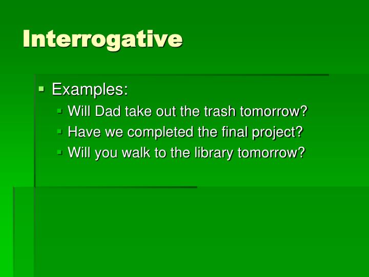 PPT - MOOD Indicative, Imperative, Subjunctive, Conditional, and ...