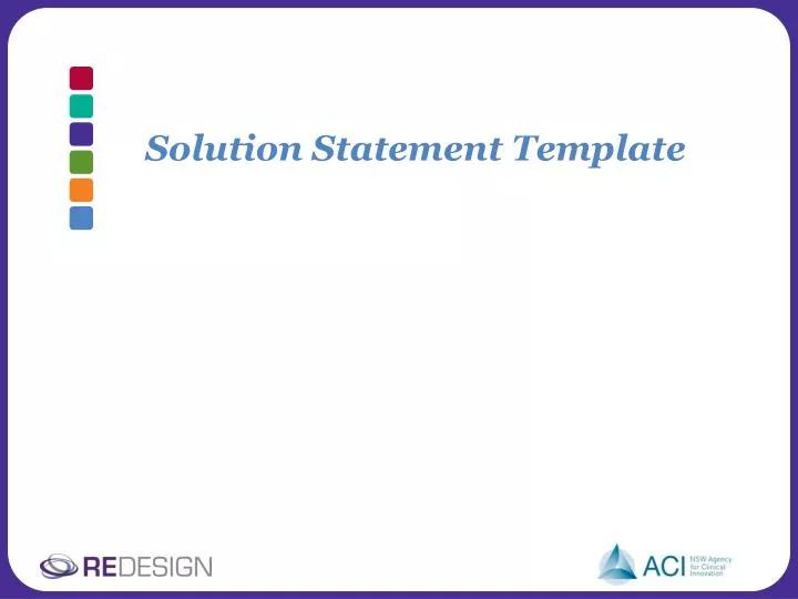 PPT - Solution Statement Template PowerPoint Presentation, free ...