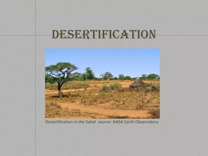 PPT - Desertification PowerPoint Presentation, free download - ID:2060941