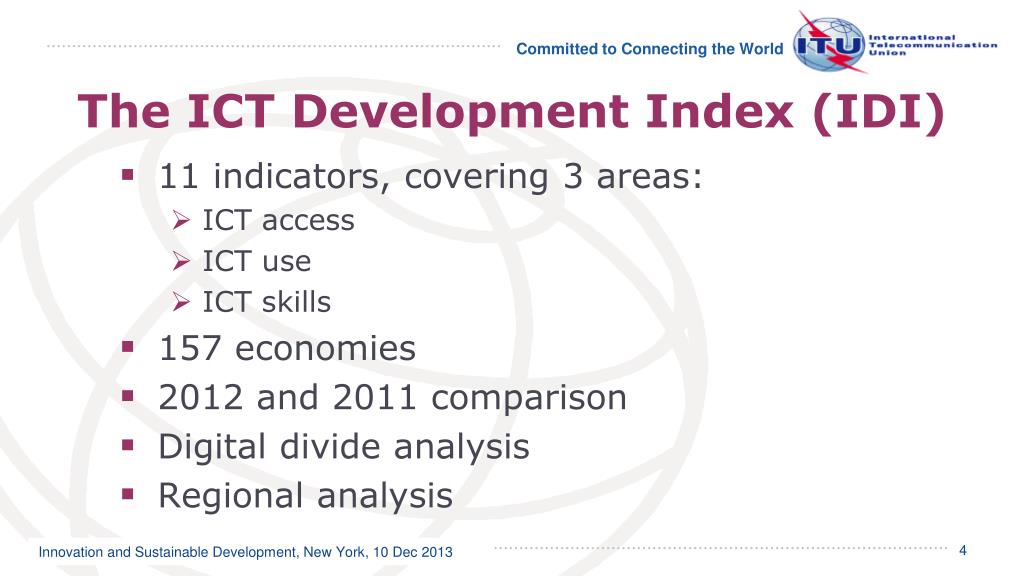 PPT - Measuring the Information Society 2013 Malcolm Johnson, ITU ...