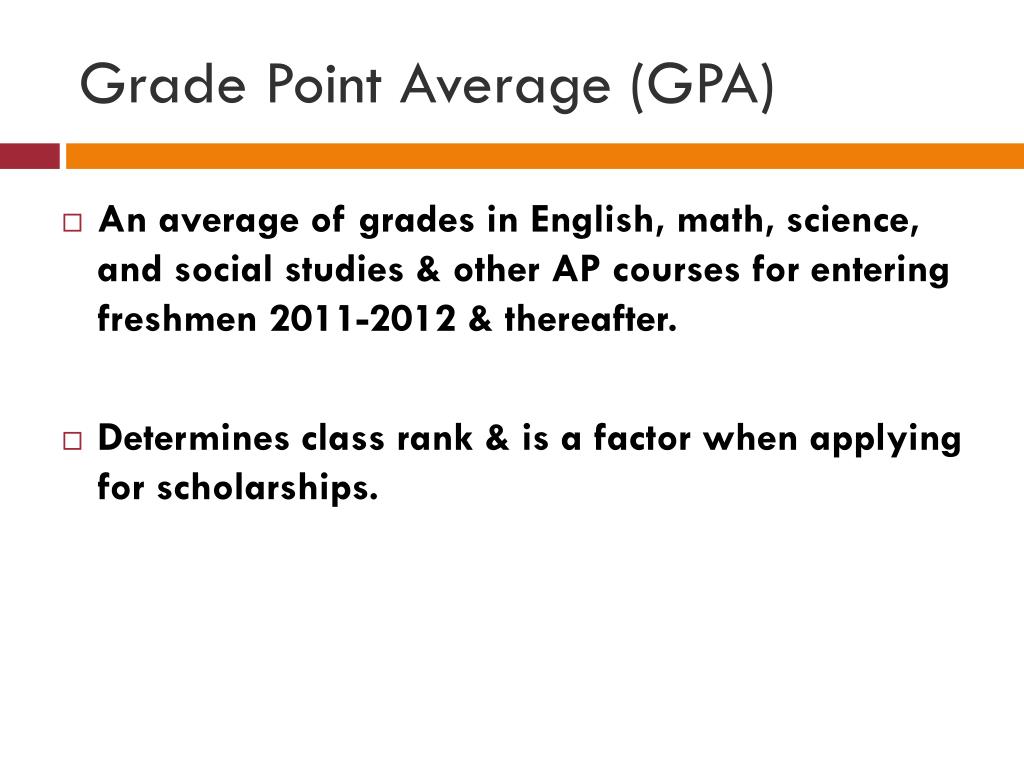 PPT - Grade Point average ( Gpa ) Credit accrual Rosalinda leal—H.h.s ...