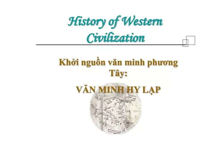 PPT - History of Western Civilization PowerPoint Presentation, free ...