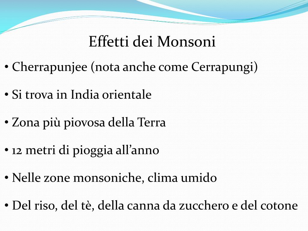 PPT - Monsone PowerPoint Presentation, free download - ID:2061791