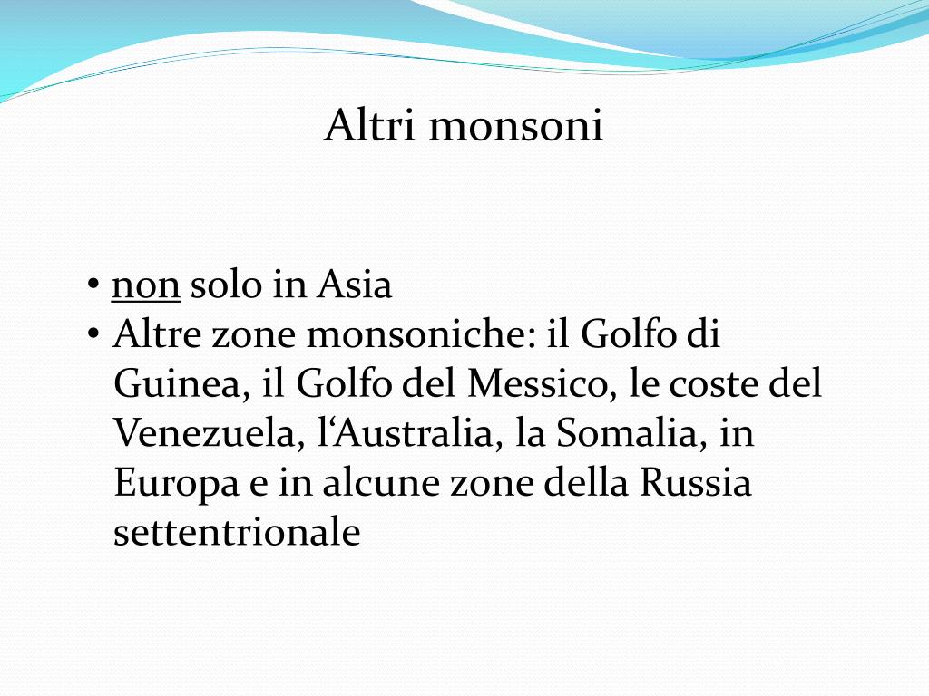PPT - Monsone PowerPoint Presentation, free download - ID:2061791